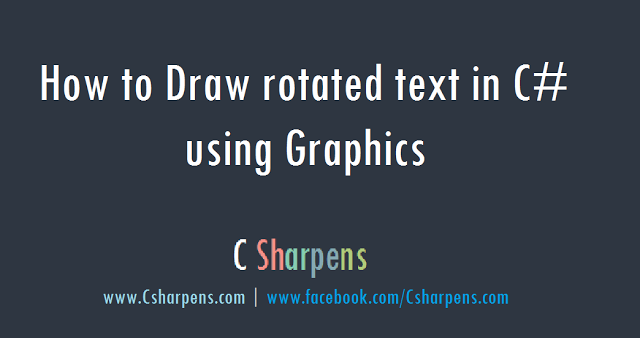 Drawing Text on Windows Form Application in C# - C Sharpens