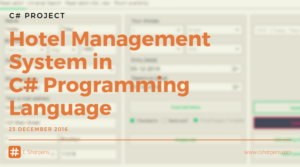 Hotel Management System in C# with Source Code